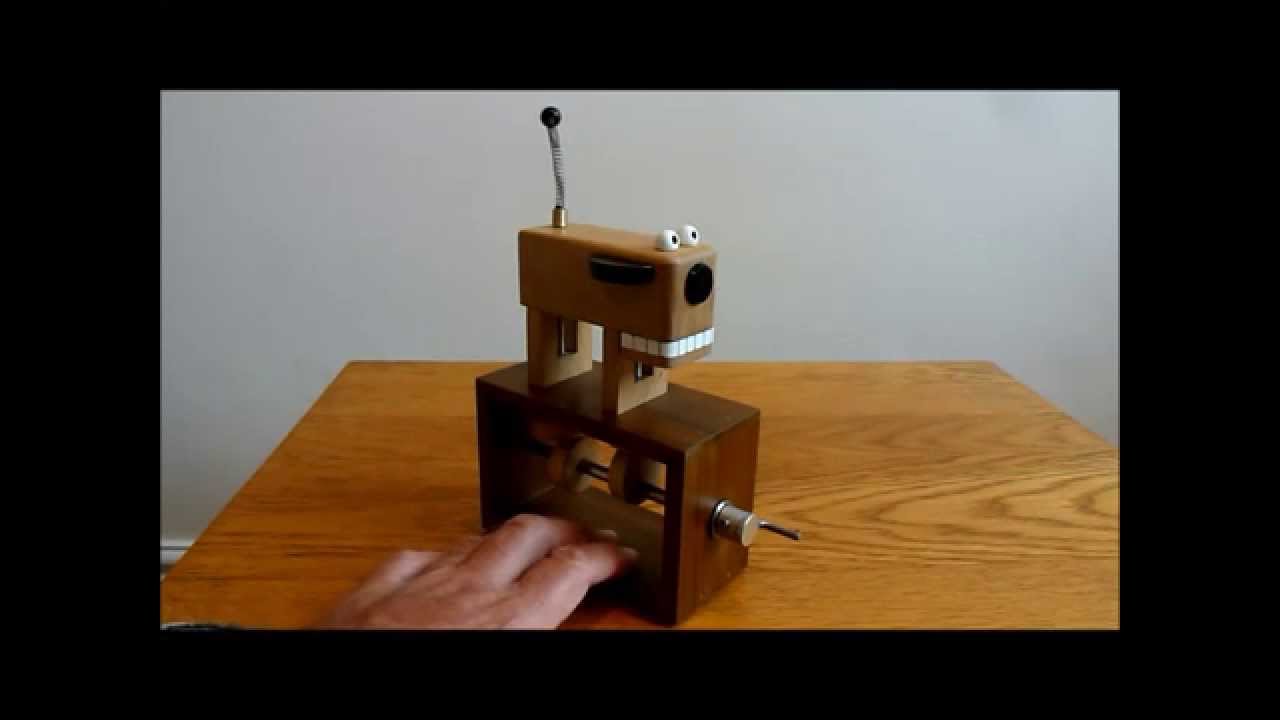DOG - Wooden Automaton by BANOFALK of OTLEY - YouTube