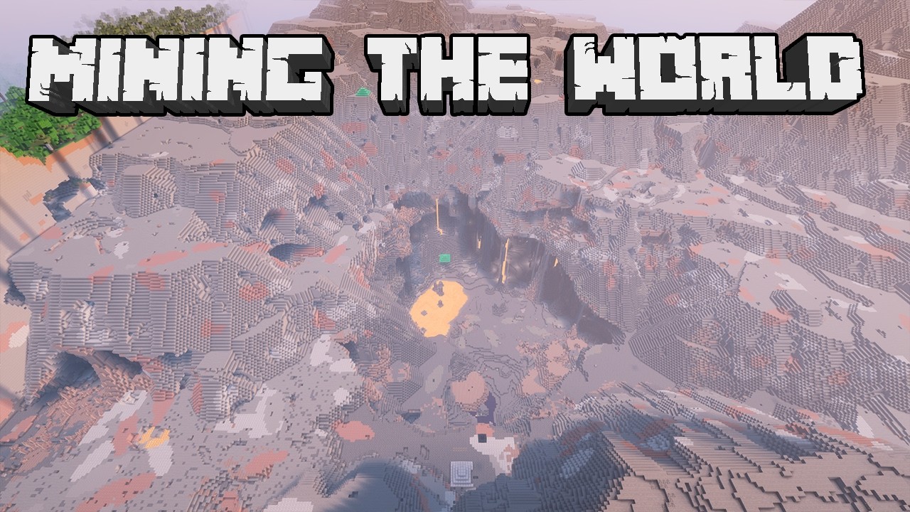 How to Make a Big Hole Bigger in Minecraft [151] - YouTube