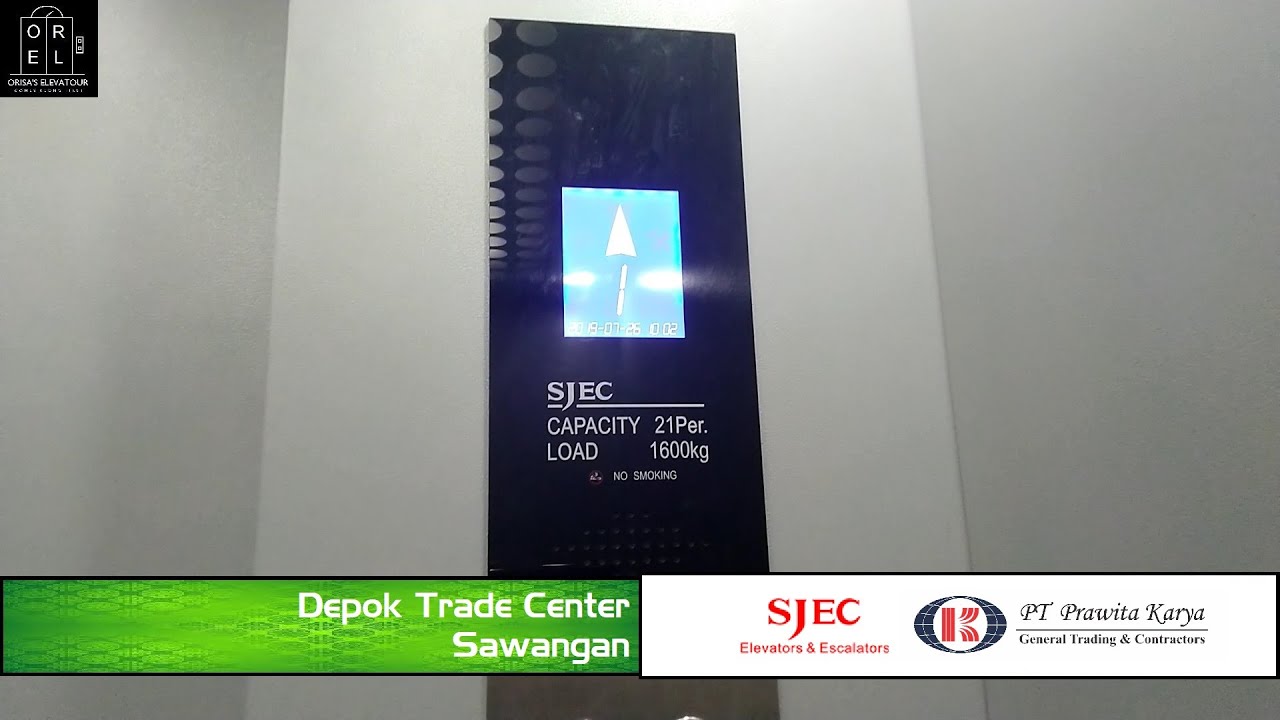 SJEC Elevator at Depok Town Center Sawangan - YouTube