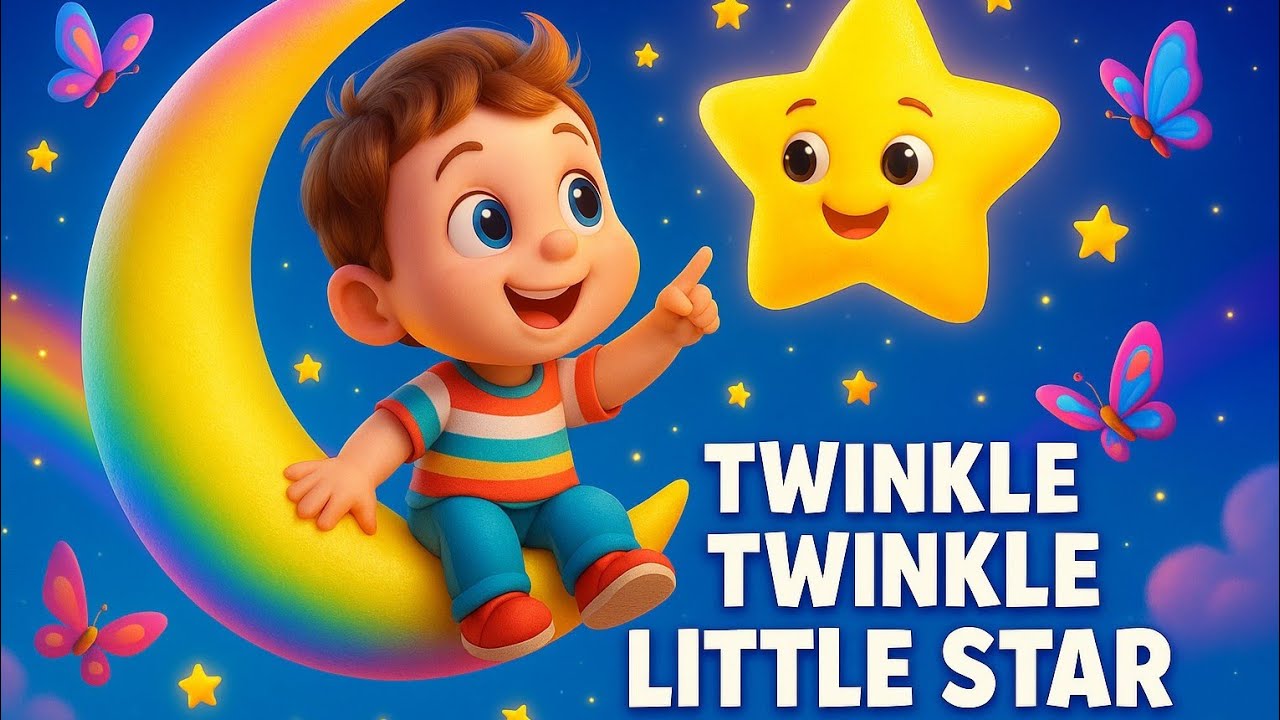 Twinkle Twinkle Little Star 🌟 | Baby Bubbles | Bedtime Nursery Rhyme ...