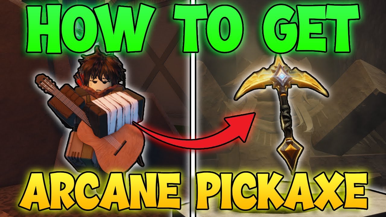 How To Get The ARCANE Pickaxe In The Forge! Bards Lost Guitar QUEST ...