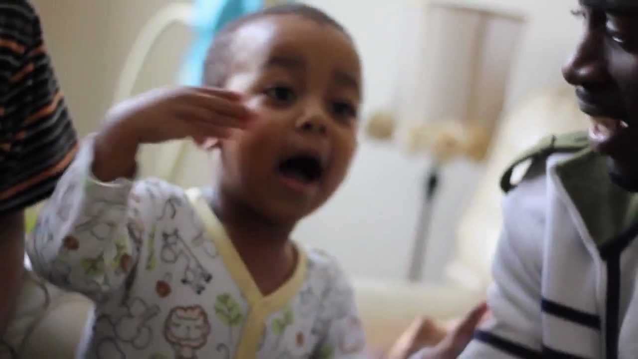 Baby rapping at 2 years old with Alim Kamara - YouTube