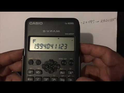 Numeros complejos Calculadora Casio fx 82MS - YouTube