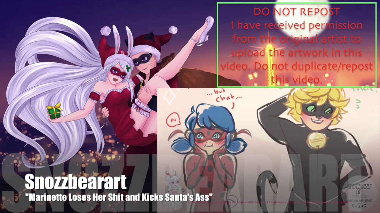 "Marinette Loses Her Shit and Kicks Santa’s Ass" Miraculous Ladybug Comic Dub - YouTube