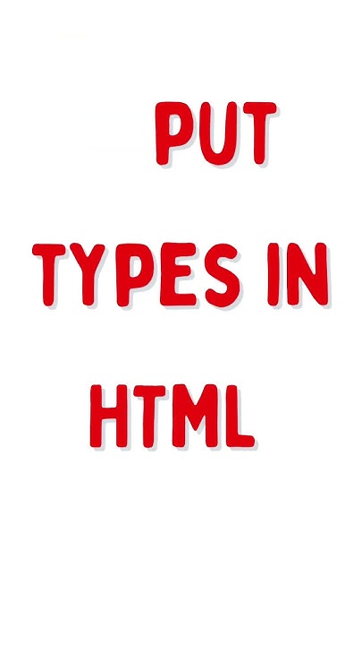 Html Input Tag💻⌨ Youtubeshorts Technology Html Htmltags Inputtag Webdesign Inputtype
