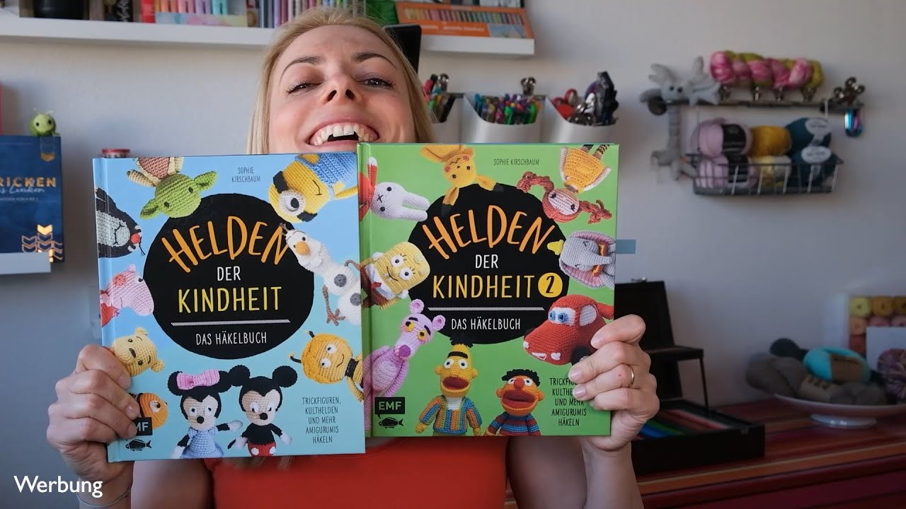 Kreativbuch Rezension - Helden der Kindheit 2 - Blick ins Buch & alle ...