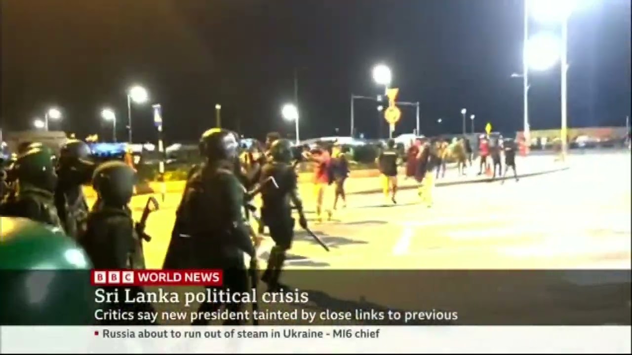 BBC Report on Galle Face Proteators attack by Sri Lanka military forces ...