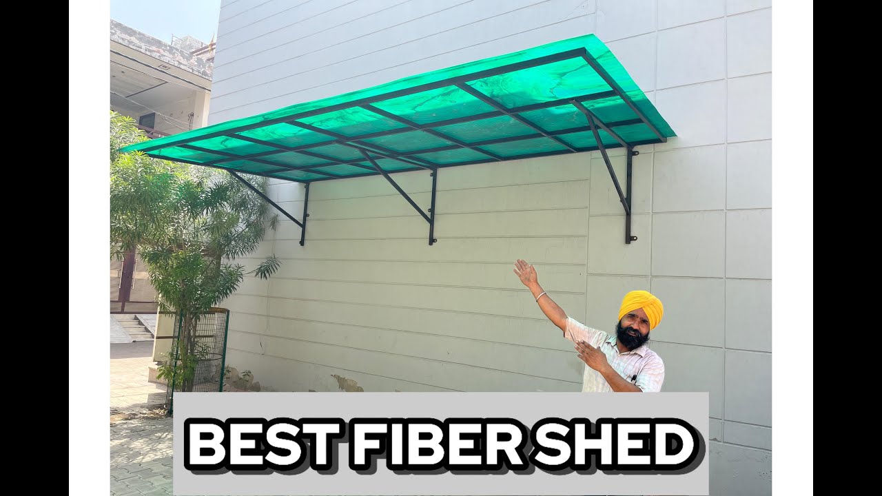 FIBER SHEET SHED INSTALLATION PROCESS || RANJIT WELDER - YouTube