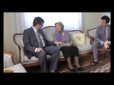 AKÇAKOCADA EN YAŞLI ÖĞRETMEN ZİYARET EDİLDİ