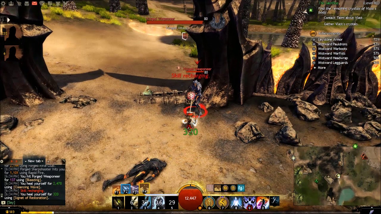 Guild Wars 2 PVE Elementalist Weaver Duelist Build - YouTube