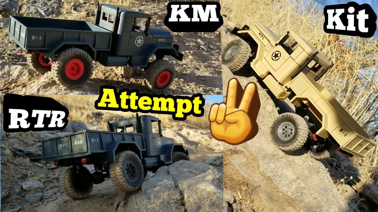 WPL B14 Hill Climb Round 2. RTR vs Kit Vs KM. M35A Deuce and a half ...