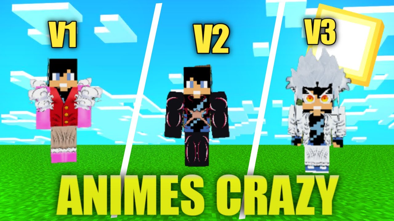 ATUALIZOU A MELHOR ADDON DE ANIMES no MINECRAFT - YouTube