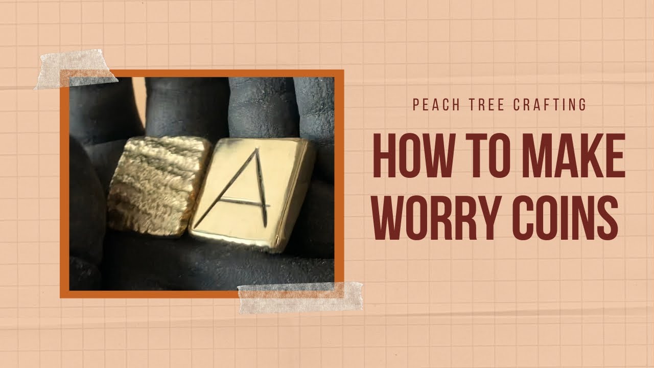 How to Make a Brass Worry coin with a Dremel - Stress and Anxiety ...