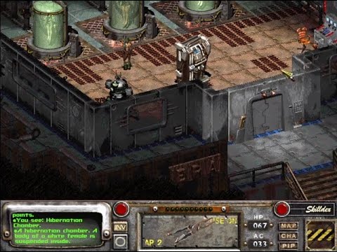Fallout 2 KMK Gameplay #25 – EPA Holograms, Kitsune in Cryo at Sublevel ...