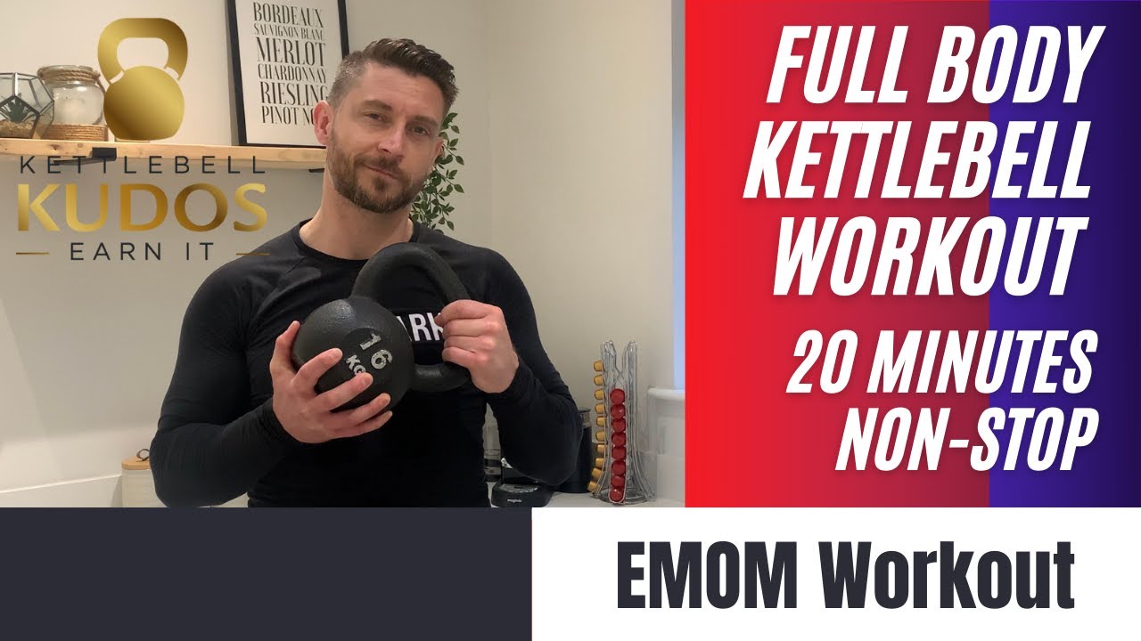 Full Body Kettlebell Workout 20 minutes - No14 | EMOM Workout | Non ...