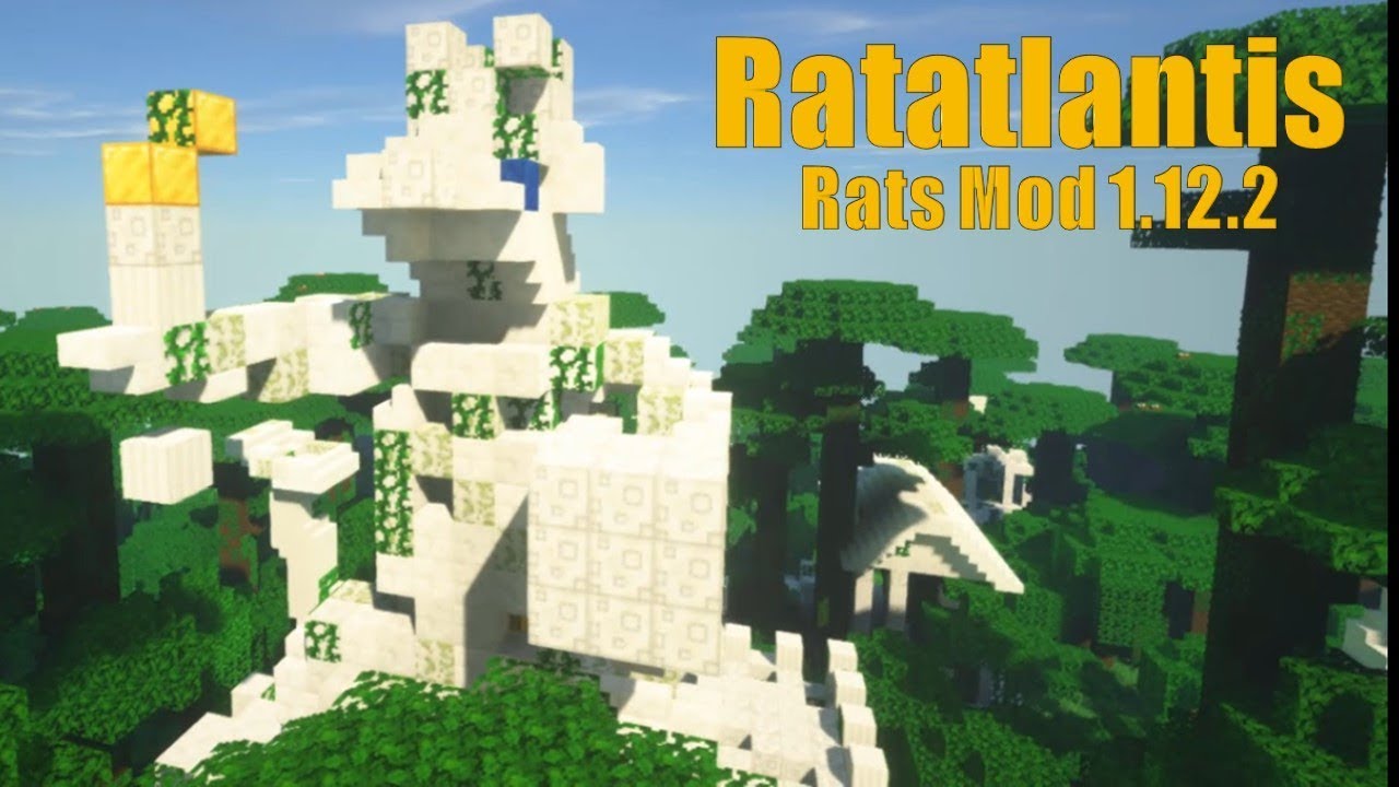 ¡Ratatlantis! - Rats Mod 1.12.2 - Mod Review - YouTube
