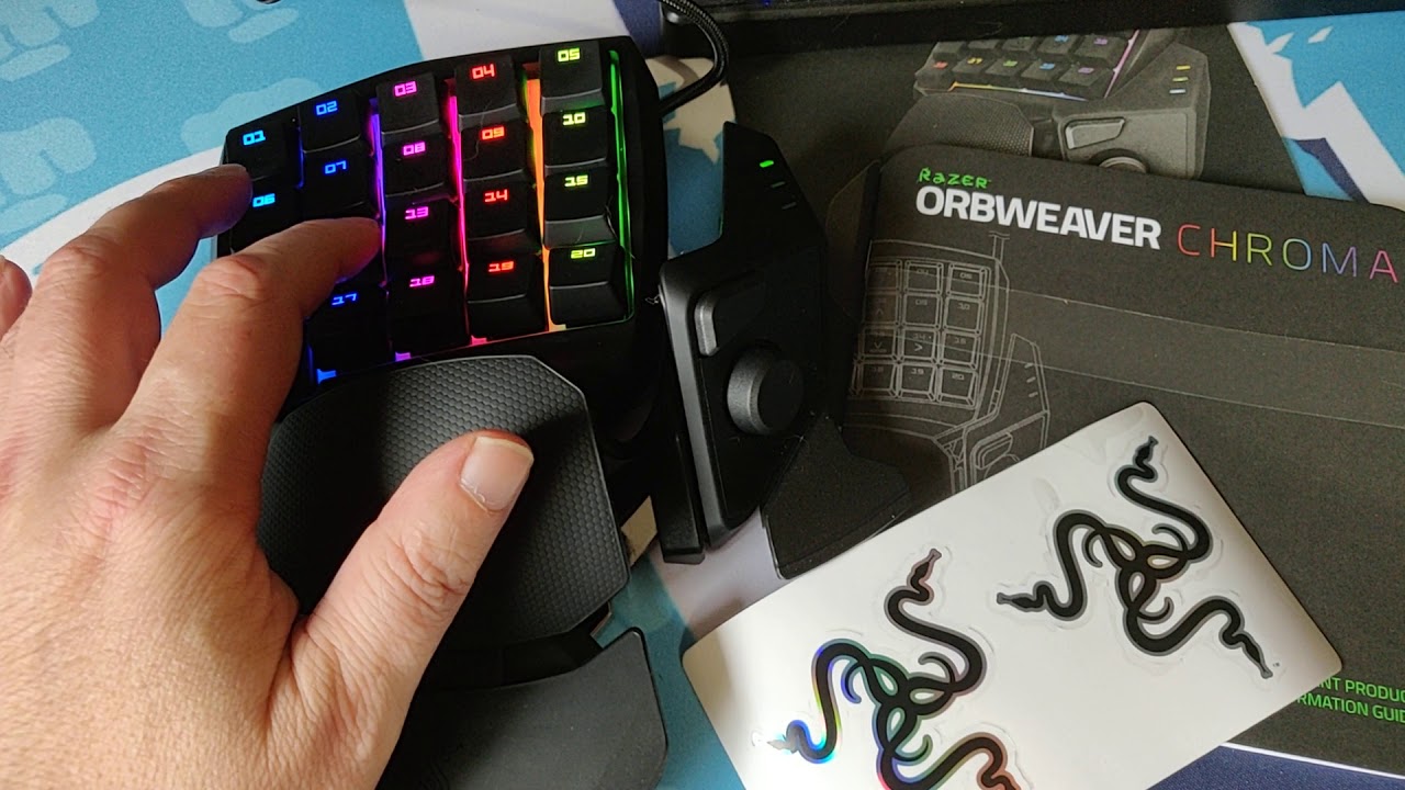 Razer Orb weaver Chroma Review - YouTube