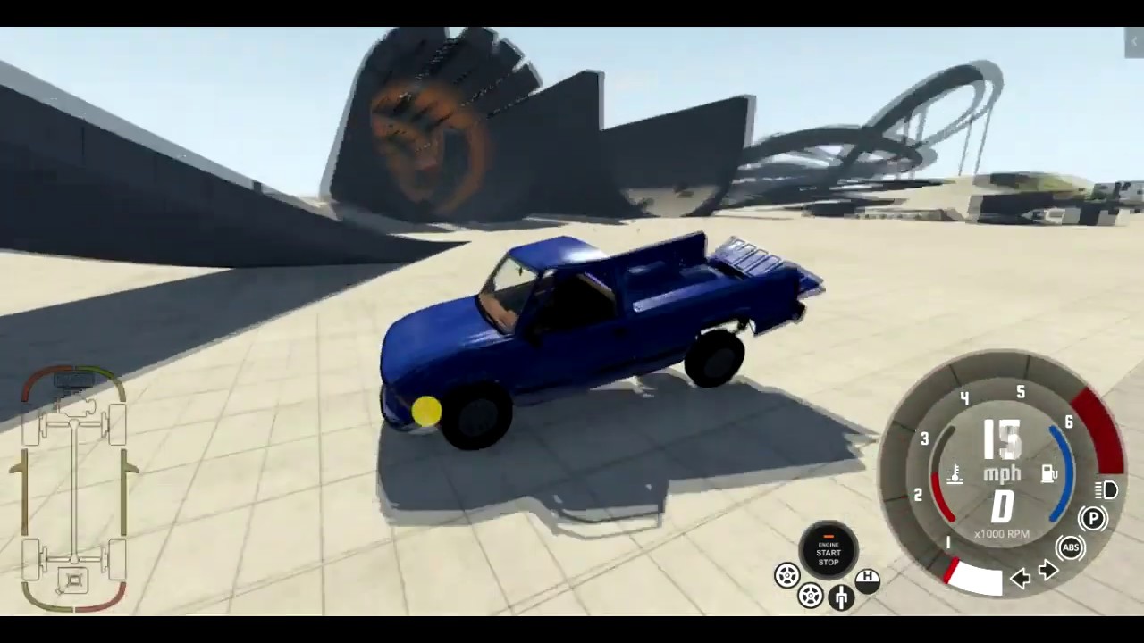 Car crash#1 - 3d car crash simulator - YouTube