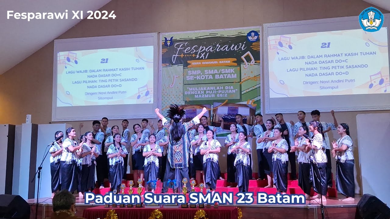 Fesparawi Pelajar XI tingkat SMA: SMA negeri 23 batam, no. urut 21 ...