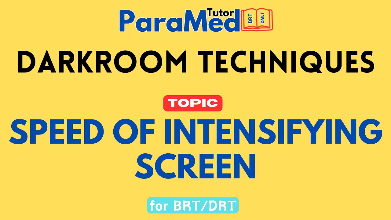 Intensifying Screen की Action और Speed क्या होती है? | Radiology में ...