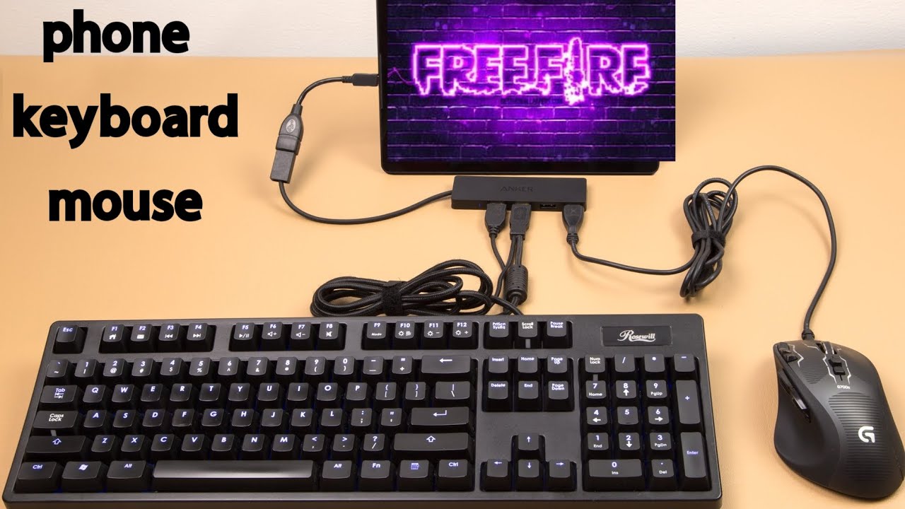 how to keyboard and mouse playing free fire 🔥😍 | keyboard and mouse ...