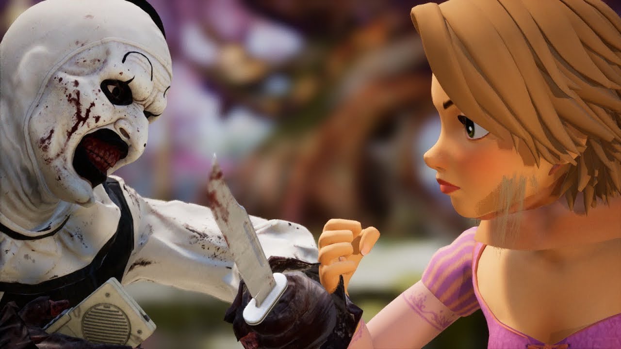 Mortal Kombat 1 - Art the Clown Vs Rapunzel - Very Hard Gameplay - YouTube