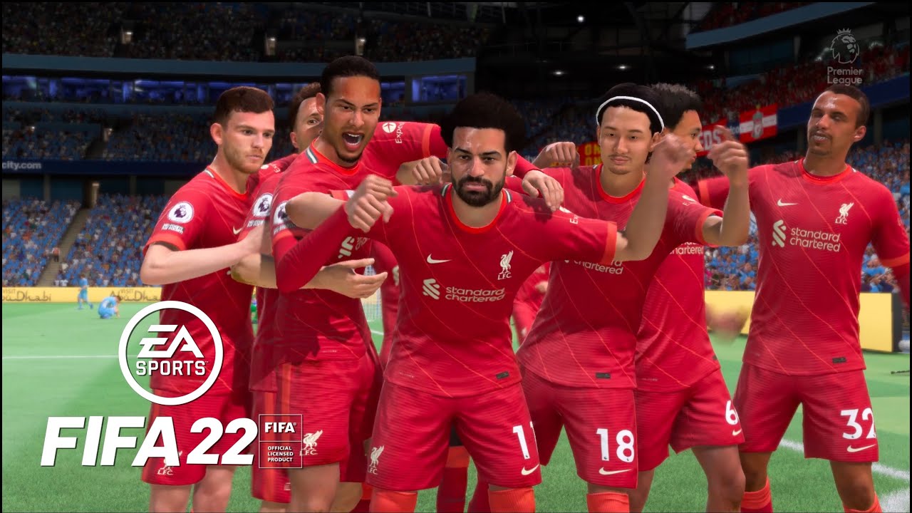 FIFA 22 - Man City vs Liverpool | EPL | PS4™ Gameplay - YouTube