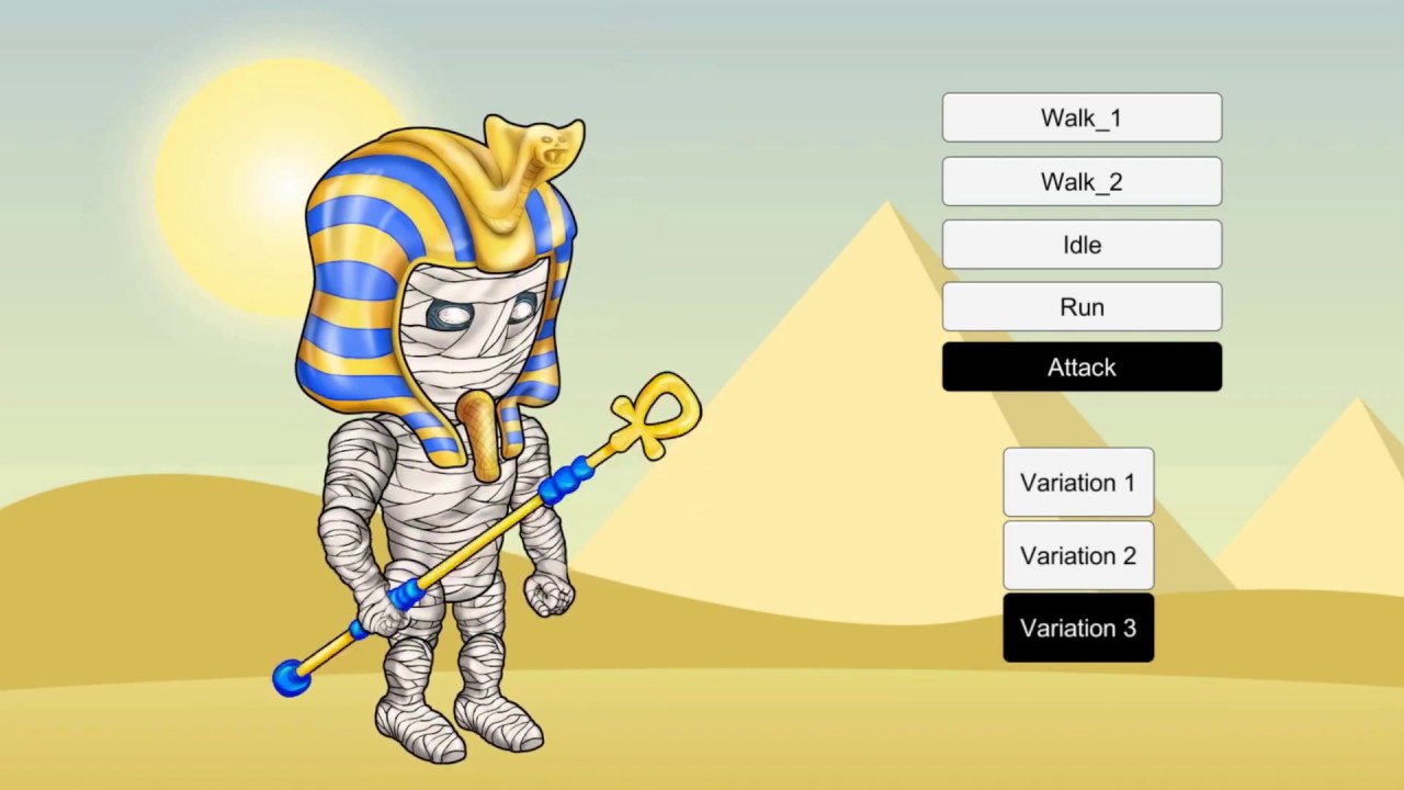 2D Character Bandages - Assets Preview - YouTube