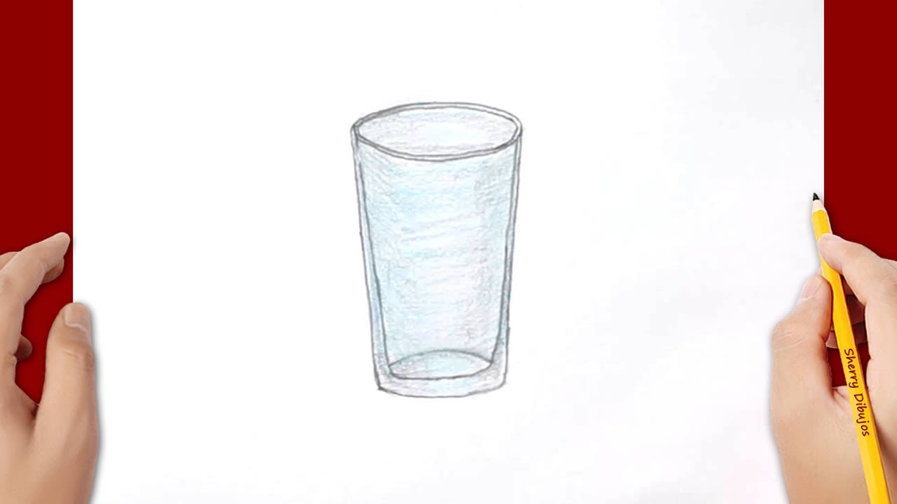 Dibujo De Vaso De Agua Vaso De Agua De Estilo Grabado Vectorial Con