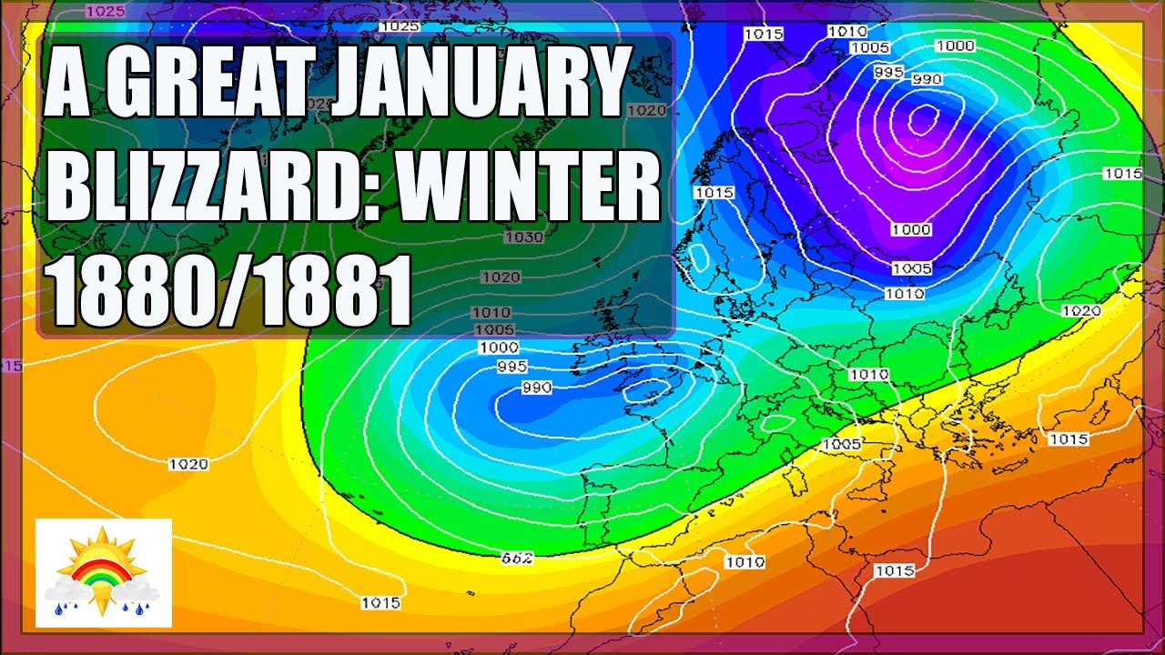 A Great January Blizzard: Winter 1880/1881 - YouTube