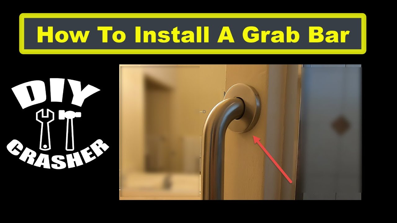 How To Install A Grab Bar For Shower Or Bathroom ADA Compliant Easy how-to-install-a-grab-bar-for-shower-or-bathroom-ada-compliant-easy