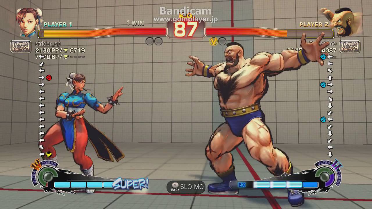 Chun Li (strider_sp) vs Zangief (SuperVine) - YouTube