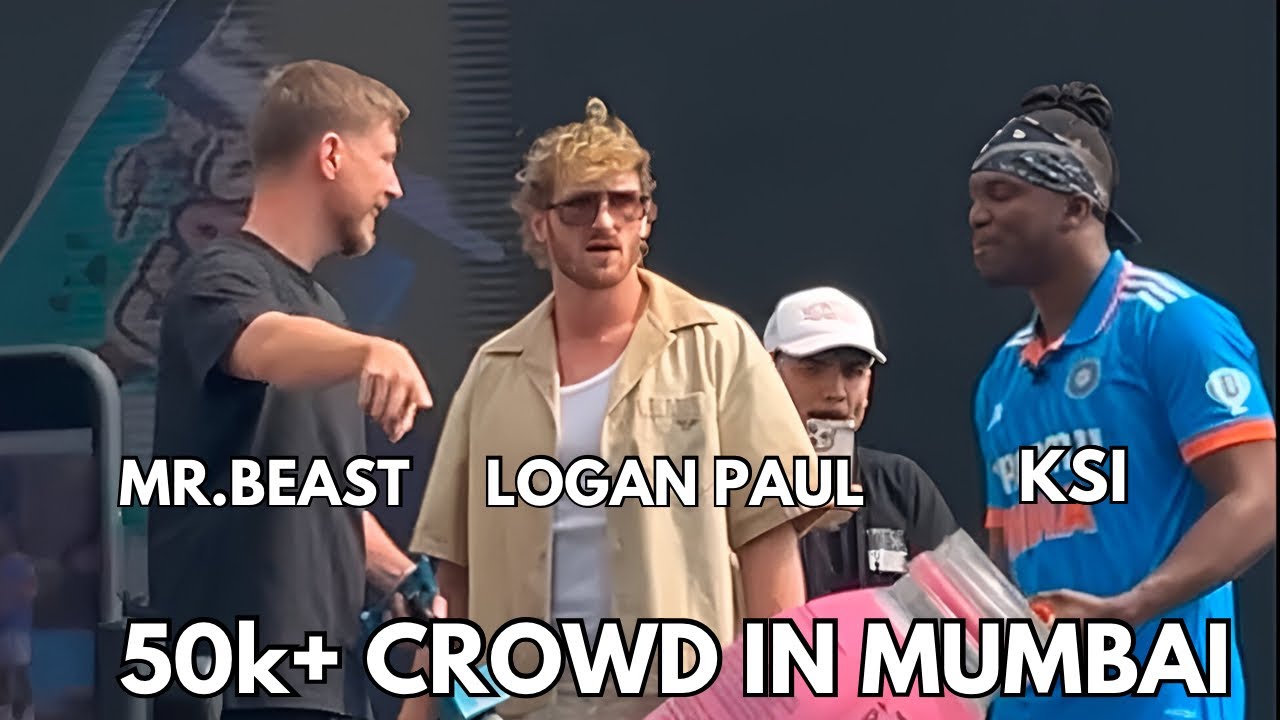 Mr Beast Meetup Full Crowd in Jio Drive Mall||50k+ Crowd||#mrbeast # ...