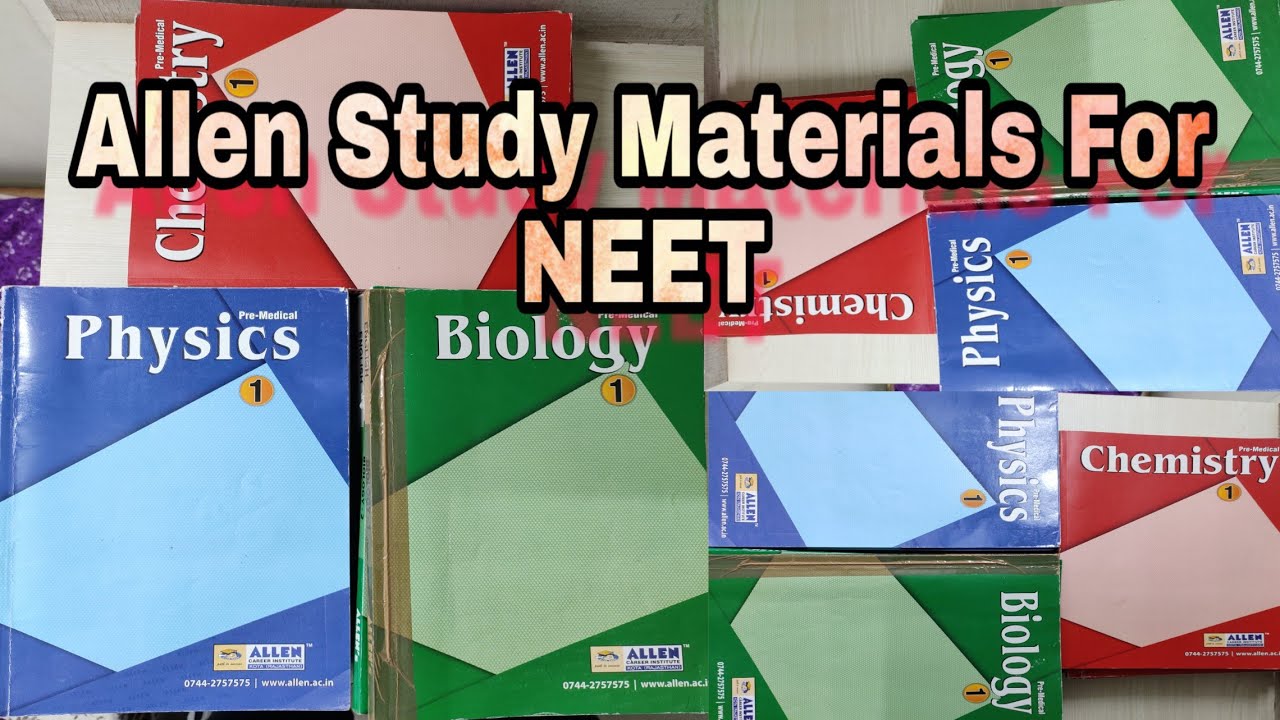 Allen study material for NEET | Allen carrier institute kota ...