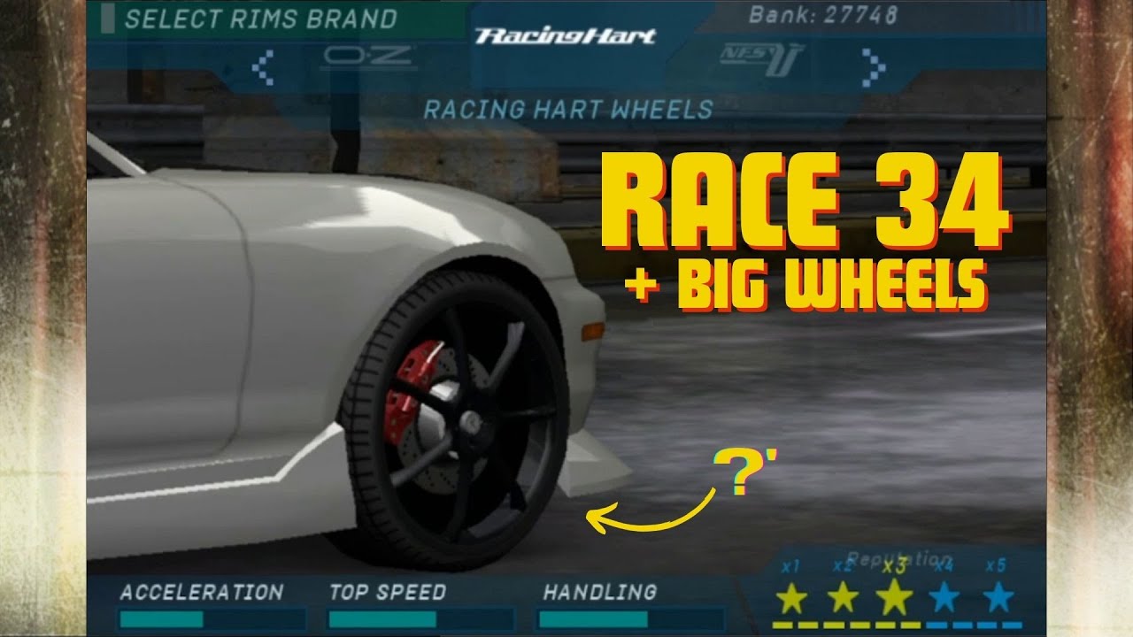 How to install bigger wheels! Need for Speed Underground Big Wheels Bug ...