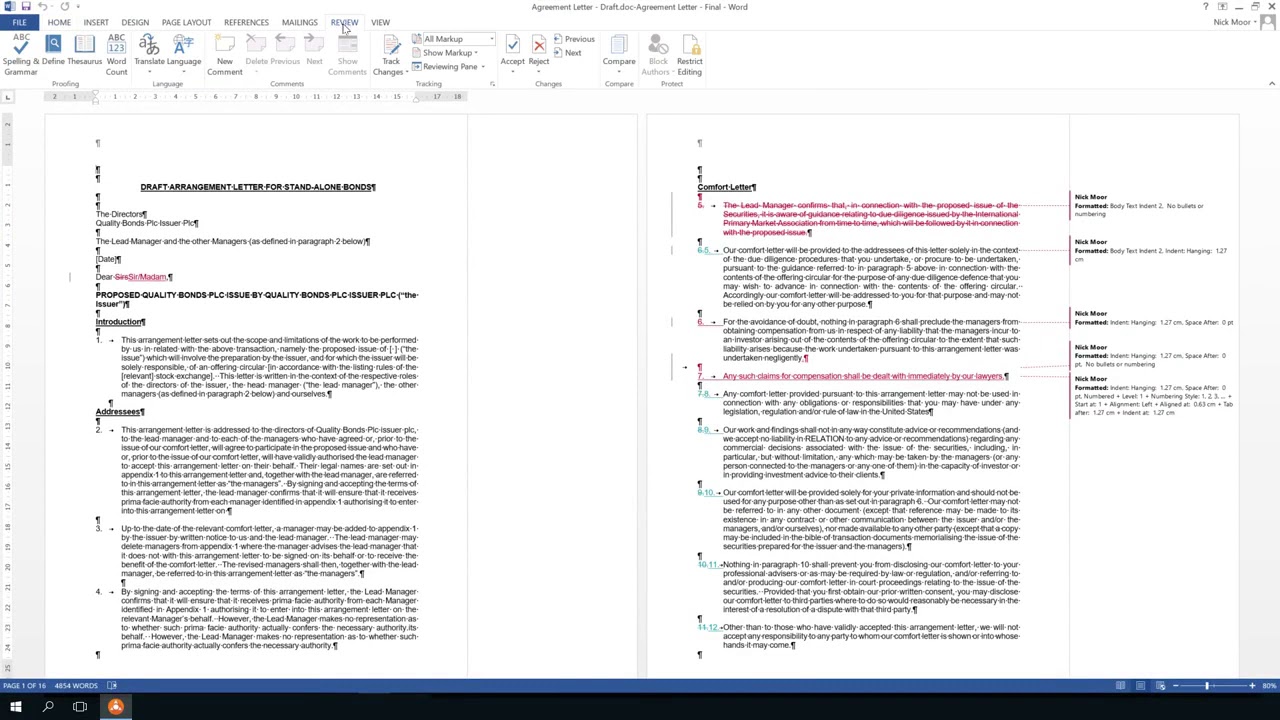 Workshare Compare Compare PDF documents - YouTube