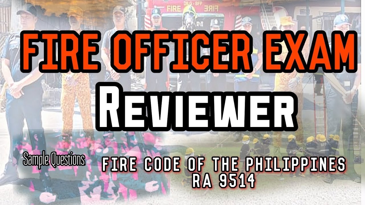 Fire Officer Exam Reviewer | FOE Philippines - YouTube