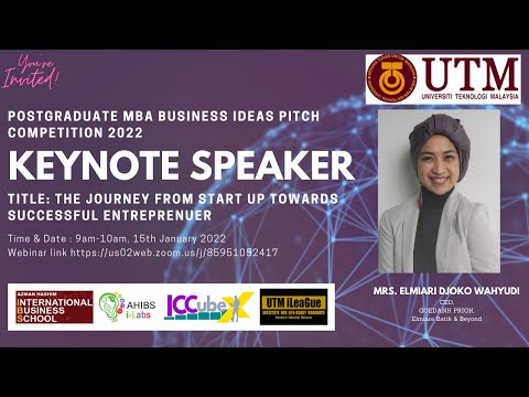 UTM AHIBS Postgraduate MBA Pitch Deck Competition 2022