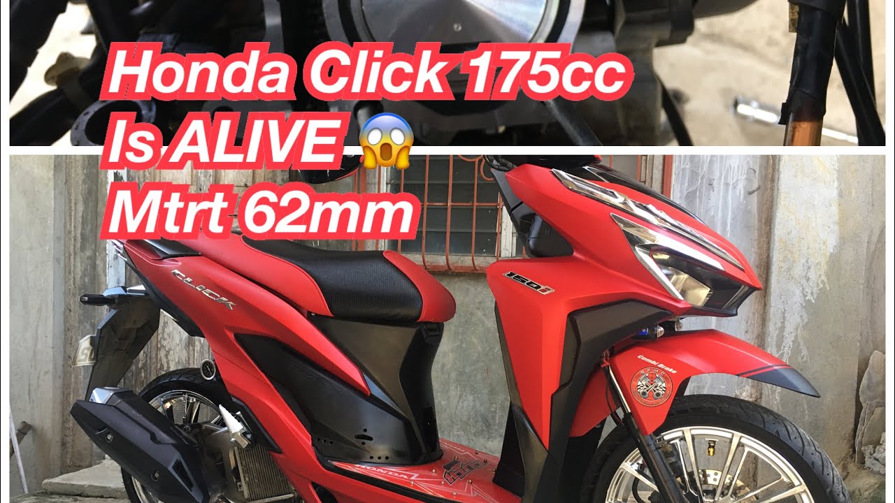 Honda Click 150i | Boreup 175cc | MTRT 62mm | DIY - YouTube