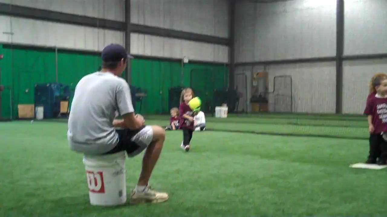 Emily fielding the ball - YouTube