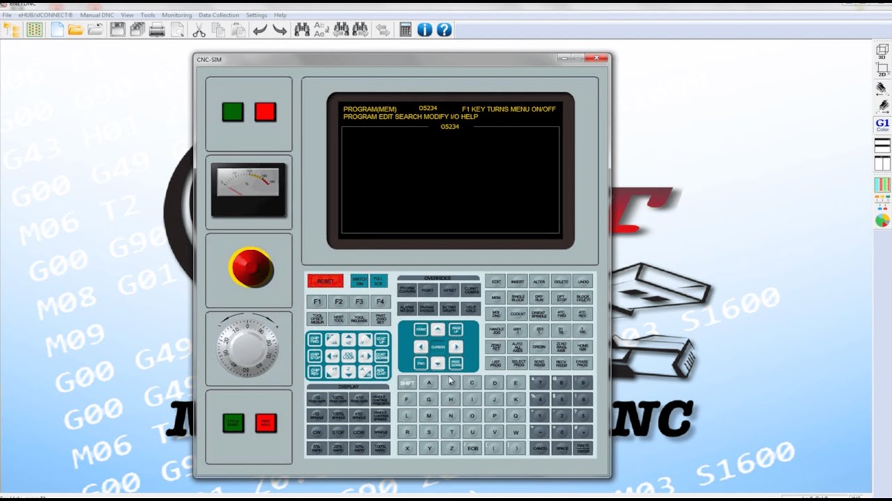 Demo of the eNET remote file call from a Haas Control - YouTube