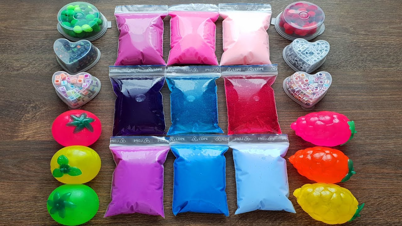 Making Slime With Bags And Water Stress Toys #3 - YouTube