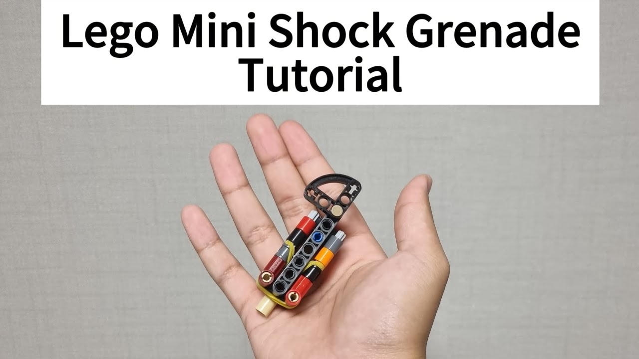 Lego Mine shock Grenade Tutorial.레고 미니충격 수류탄 만드는법#레고 #레고총 #총 - YouTube