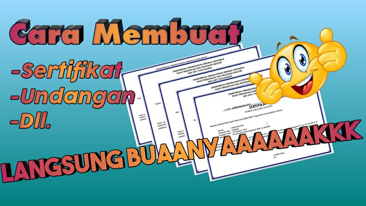 Cara Membuat Mail Merge Word Excel To Word YouTube cara-membuat-mail-merge-word-excel-to-word-youtube