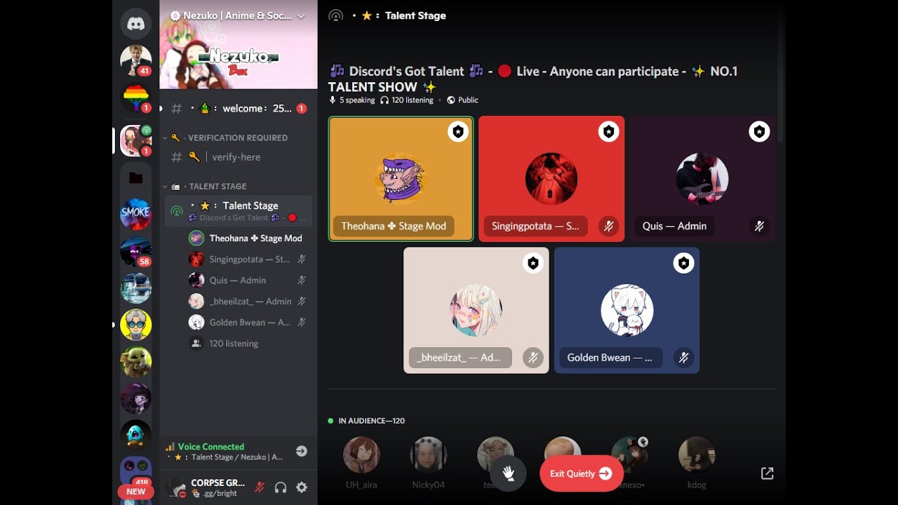 discord talent show - YouTube