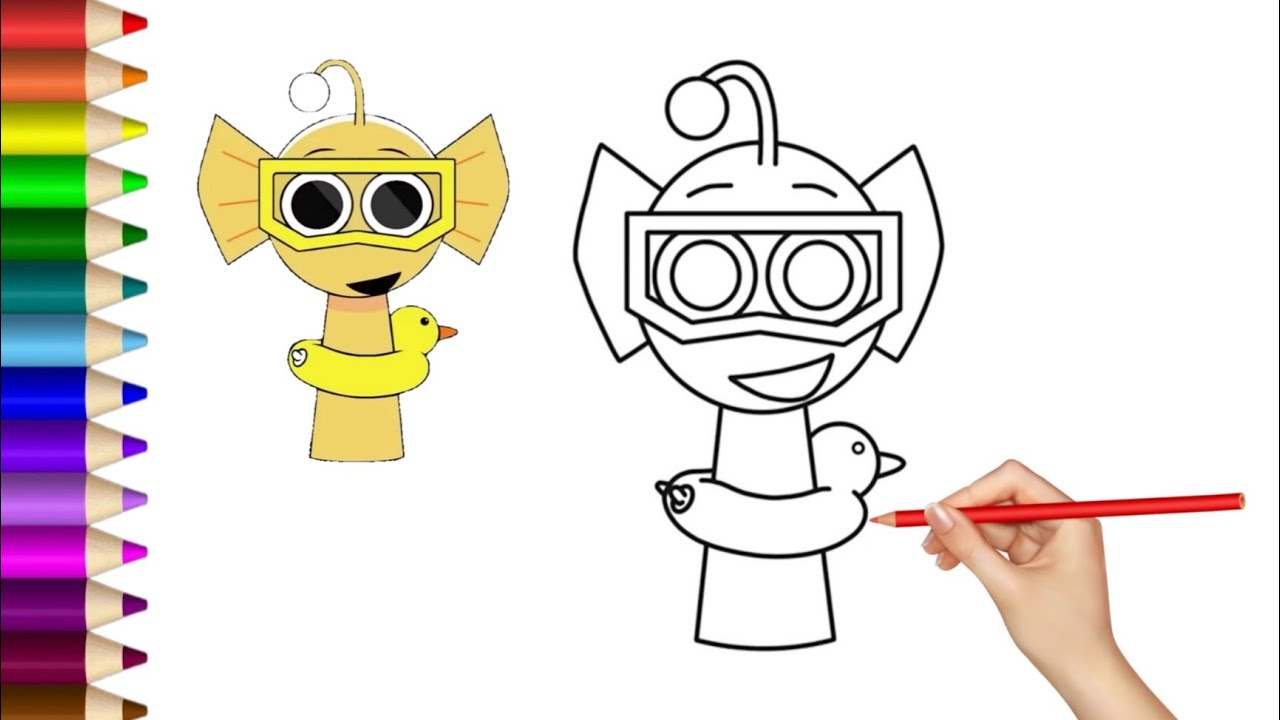 How to Draw Bailey Sprunki | Incredibox Sprunki Fan Art - YouTube