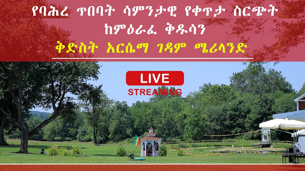 ባሕረ ጥበባት የቴሌዢን መርሐ ግብር Ii የምዕራፈ ቅዱሳን ቅድስት አርሴማ አንድነት ገዳም Live Stream