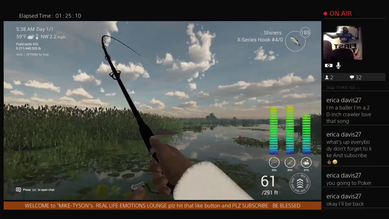 FISHING PLANET live stream MIKE TYSONs "FISH CENTRAL" - YouTube