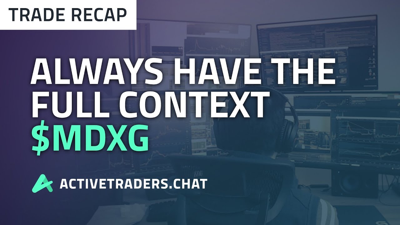 Always Have Higher Time-Frame Context - Day Trade Recap $MDXG (Stock ...